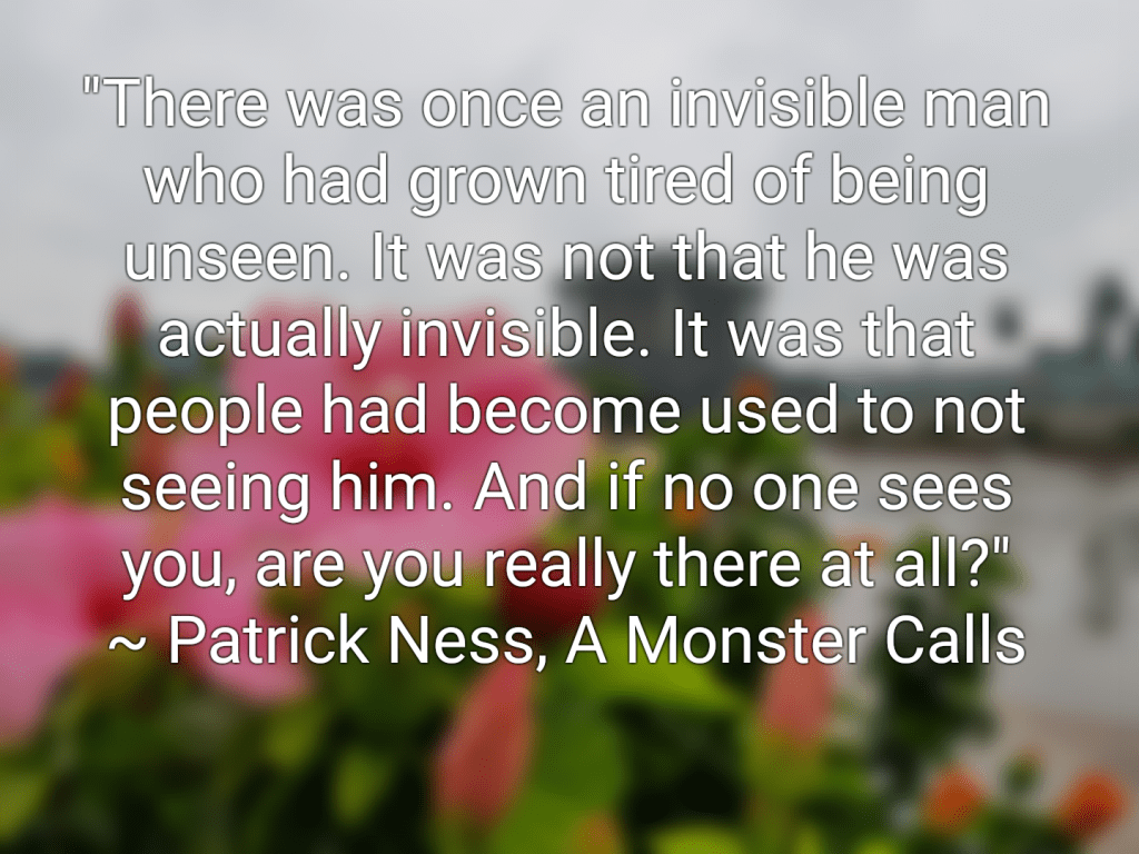 Quotable Quotes # 18: A Monster Calls – The Pine-Scented Chronicles